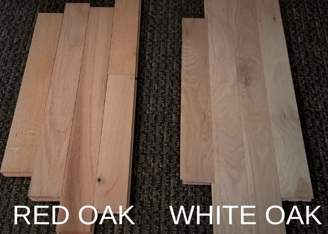 DIFFERENCE BETWEEN RED OAK AND WHITE OAK